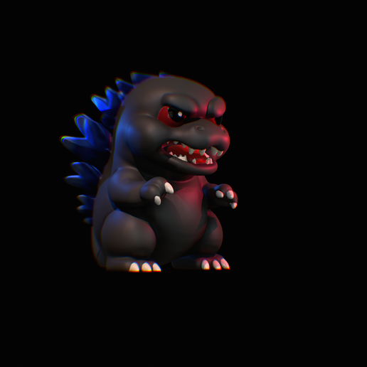 🇯🇵 CHIBI GODZILLA・Free STL File for 3D printing・Cults