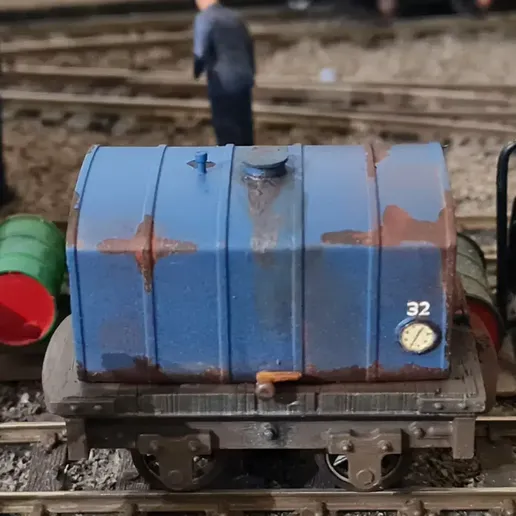 🪖 NG7 O-16.5 On30 7mm Scale Narrow Gauge Tank Wagon・ STL File for 3D ...