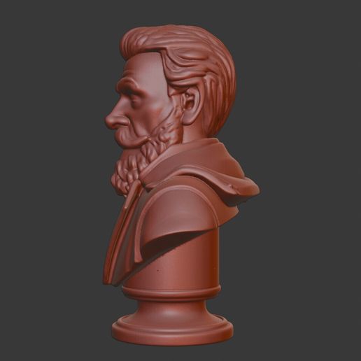 👤 Gutenberg Head Bust 3D STL Printable - 3D Model STL 3D print model ...