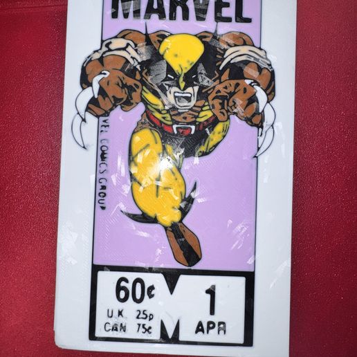 🔖 Wolverine bookmark for comic books・Free 3MF File for 3D printing・Cults