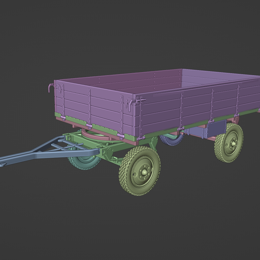 🚐 2-AP-3 trailer / WW2 TRAILER・ STL File for ・Cults