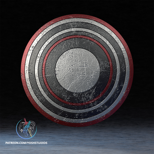 🛡️ US Agent Shield Thunderbolts 3D Printer STL File・ 3MF File for 3D ...