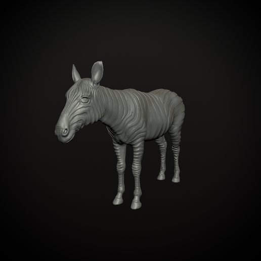 🦓 Zebra・ STL File for 3D printing・Cults