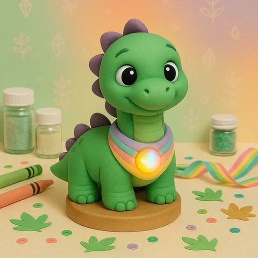 🪄 Magic Baby Dinosaur・Free STL File for 3D printing・Cults