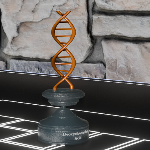 🧬 Deoxyribonucleic Acid DNA 3D .STL・ STL File for 3D printing・Cults