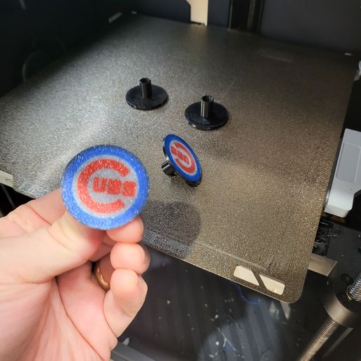 STL file Chicago Cubs - Tire Valve Stem Cap 🧢 (3MF)・3D printable design ...