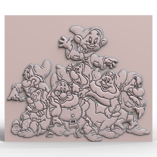 3D file 3D Model STL File for CNC Router Laser & 3D Printer The 7 ...