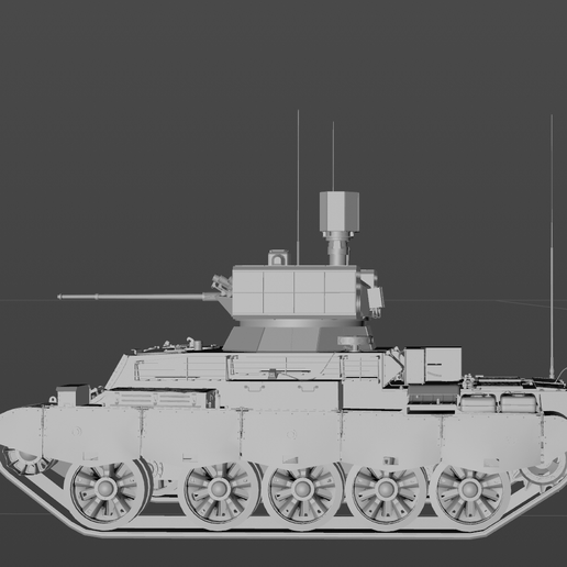 🪖 Chinese QN506 tank support vehicle 3D model material・ OBJ File for 3D ...
