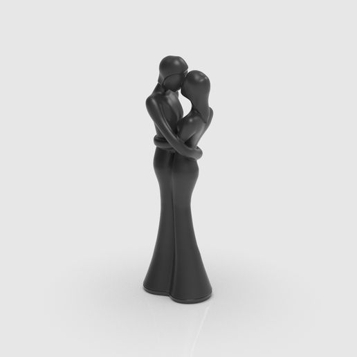 👨 Valentine Day Man and Woman Hug Couple 3D print model・ STL File for ...