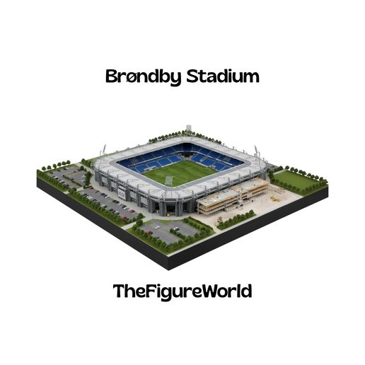 🏟️ Brøndby Stadium (Brøndby IF)・ STL File for 3D printing・Cults