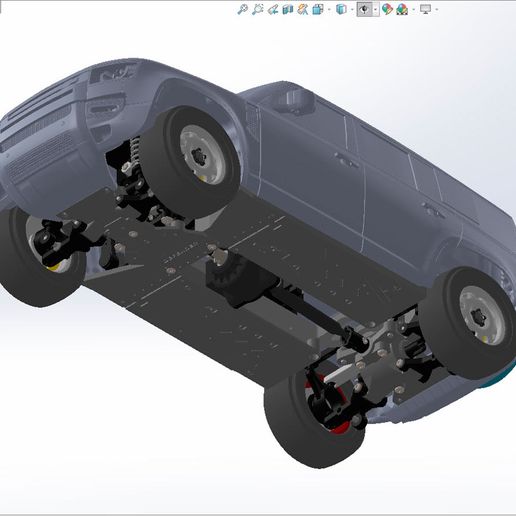 🚗 Land Rover Defender - 3D PRINTED RC CAR・ 3D File for 3D printing・Cults
