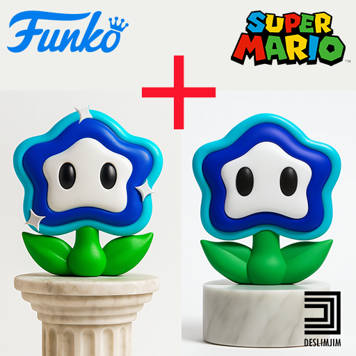 💐 SUPER MARIO BROS WONDER BLUE FLOWER FUNKO POP TOYART・ 3D File for 3D ...