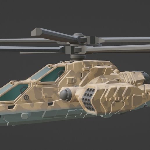 🚁 American Mecha Balac Strike VTOL・ 3D File for ・Cults