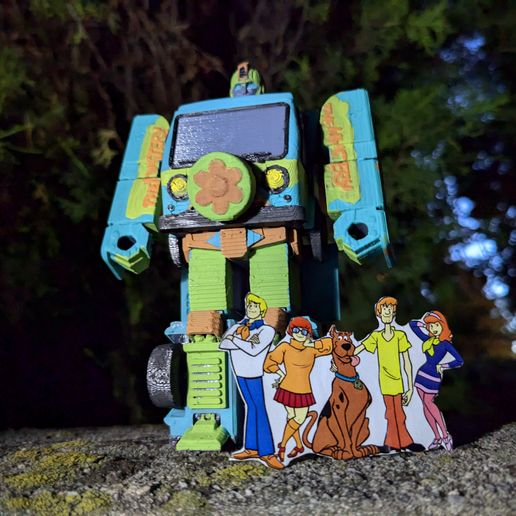 🚐 Autobot Mystery Machine (transformable, single print, no support ...