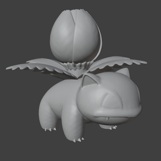 STL file 002 Ivysaur 🐉 ・3D printing model to download・Cults