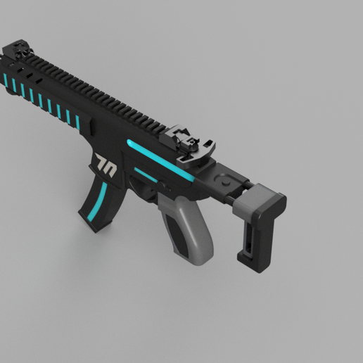 🔫 Blue Archive yuuka's gun・Free STL File for 3D printing・Cults