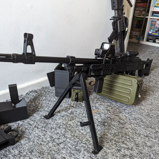 🔫 Zenitco B-50 PKM rail for airsoft PKM / PKP Pecheng・ STL File for 3D ...