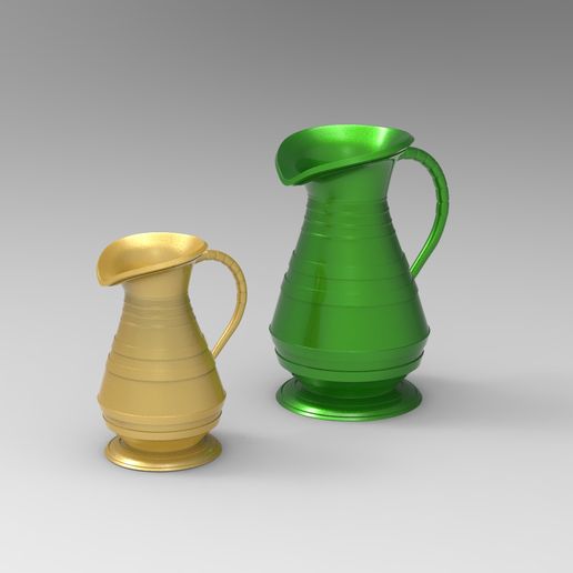 STL file Jug Model No. 2 🍽️ (OBJ and DXF)・Model to download and 3D ...