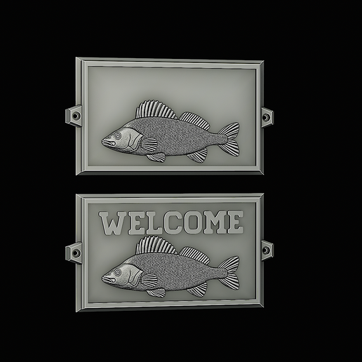 🐠 relief 1 FISH EUROPEAN PERCH / PERCA FLUVIATILIS・Free STL File for 3D ...