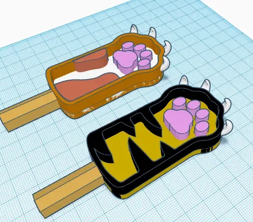 🐱 cat claw scraper・ STL File for 3D printing・Cults