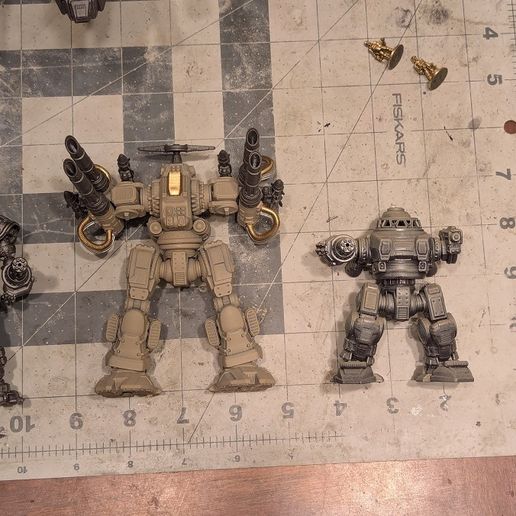 🔫 Project Fusileer-15mm Air Defense Mech (1/100th Scale)・ STL File for ...