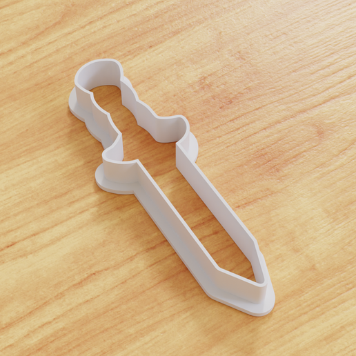 🗡️ Sword Cookie Cutter (Multiple Sizes Available)・ STL File for 3D ...
