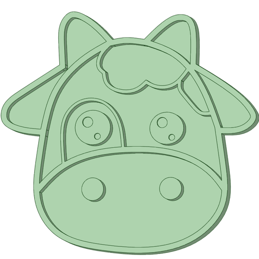 Télécharger fichier STL Emporte-pièce pour visage de vache • Design à ...