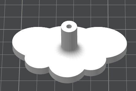 ☁️ cupboard handle cloud・ STL File for 3D printing・Cults