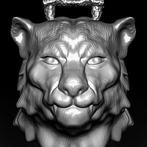 🌨️ Snow Leopard Keychain・Free STL File for 3D printing・Cults