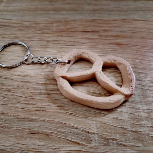 Free STL file Bretzel Keychain 🗝️ ・Object to download and to 3D print・Cults