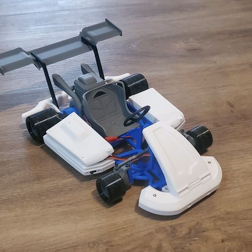 🔌 Gokart RC・3D Print with the Bambu lab a1 3D printer・Cults