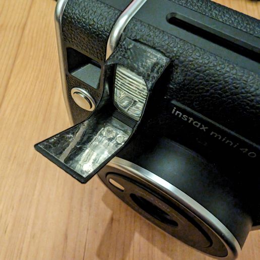 Free STL file Fujifilm Instax mini 40 Flash Reflector 📷 (STEP)・3D ...