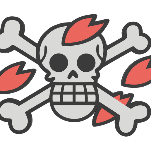 💀 Chopper Flag (One Piece)・ 3D File for 3D printing・Cults