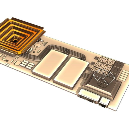 📱 The CUDA 3D board・ OBJ File for 3D printing・Cults