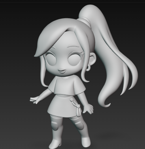👾 K-Pop Demon Hunters Mira Figure Chibi・Fichier STL pour Impression 3D ...