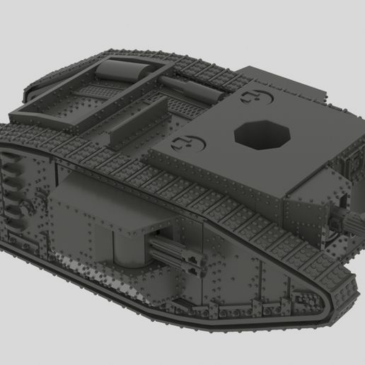🪖 Rhombus Battle Tank upgrade・ 3D File for ・Cults
