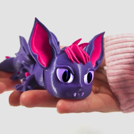 Archivo STL Baby Bat Dragon Articulated 👶 (3MF)・Diseño para descargar y ...