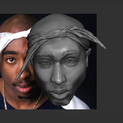 Tupac best 3D printing files・85 models to download・Cults