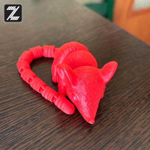 🐁 Articulated Flexi Mouse・Free STL File for 3D printing・Cults