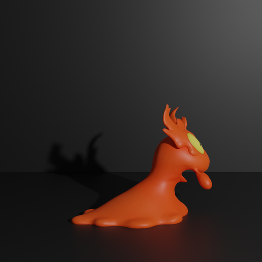 Archivo STL Modelo impreso en 3D de Slugma y Magcargo 🦙 ・Idea de ...