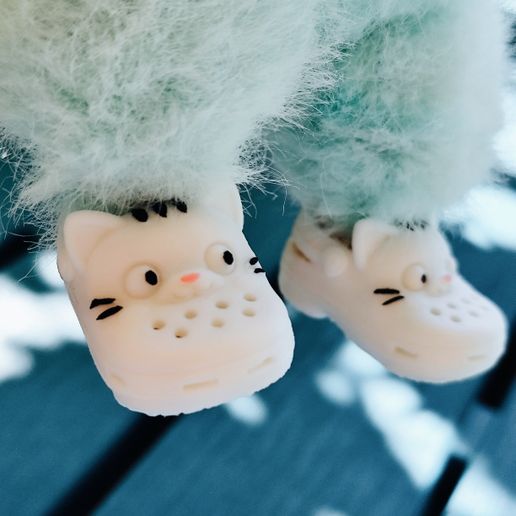🐱 Labubu Cat Crocs・ STL File for 3D printing・Cults
