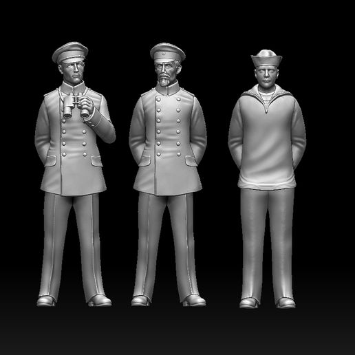 🎣 SAILORS・ STL File for 3D printing・Cults