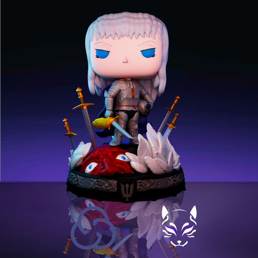 STL file Griffith Funko 🦸 ・Template to download and 3D print・Cults