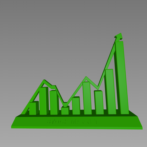 💰 STOCK MARKET・ STL File for 3D printing・Cults