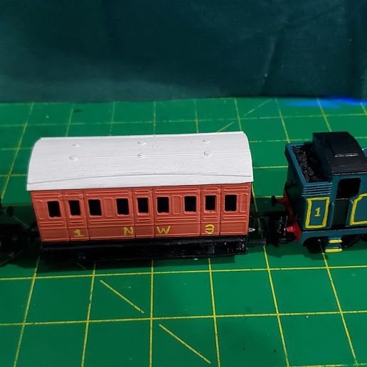 🚂 Mini-J50 NWR No.1 Ho/Oo Model locomotive・Free STL File for ・Cults