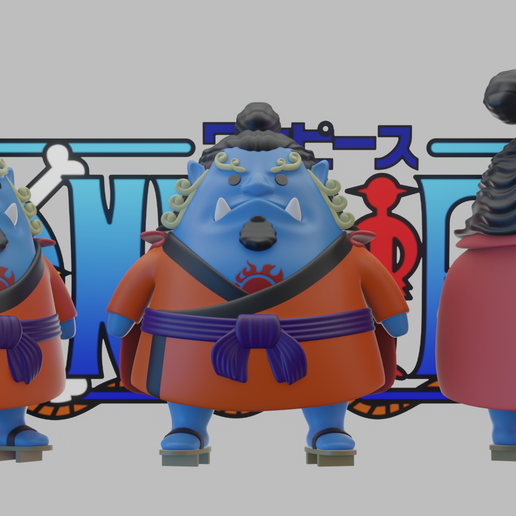💬 Jinbe Chibi - One Piece・ STL File for 3D printing・Cults