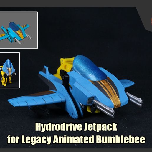 🤖 Hydrodrive Jetpack for Transformers Legacy Animated Bumblebee・ 3D ...
