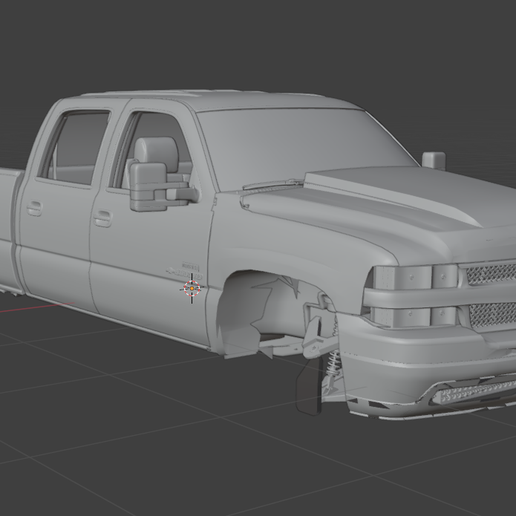 🚐 2002 silverado 1/16 1/24 1/64・ STL File for 3D printing・Cults