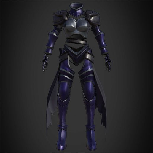 💬 Overlord Albedo Armor for Cosplay・ 3D File for 3D printing・Cults