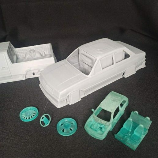🚙 STL CHEVROLET CHEVETTE COMPLETO LOW POLY・ STL File for 3D printing・Cults